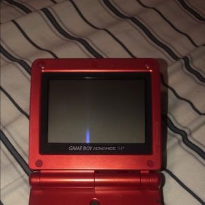 Nintendo | Games | Game Boy Advanced Sp Limited Edition Red | Poshmark